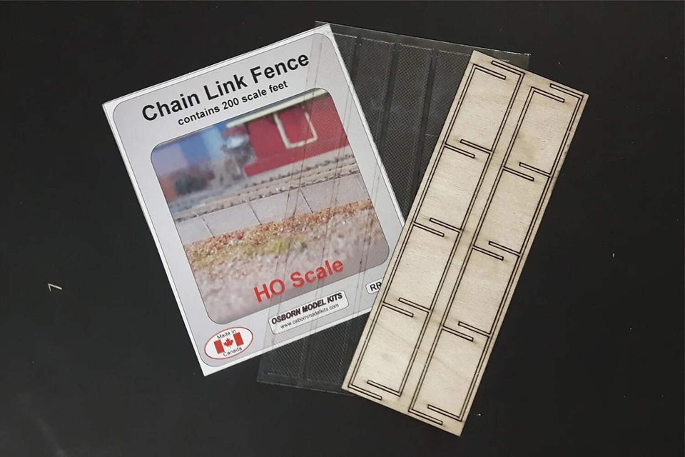 Osborn Model Kits 1071 HO Scale Chain Link Fence Kit | eBay