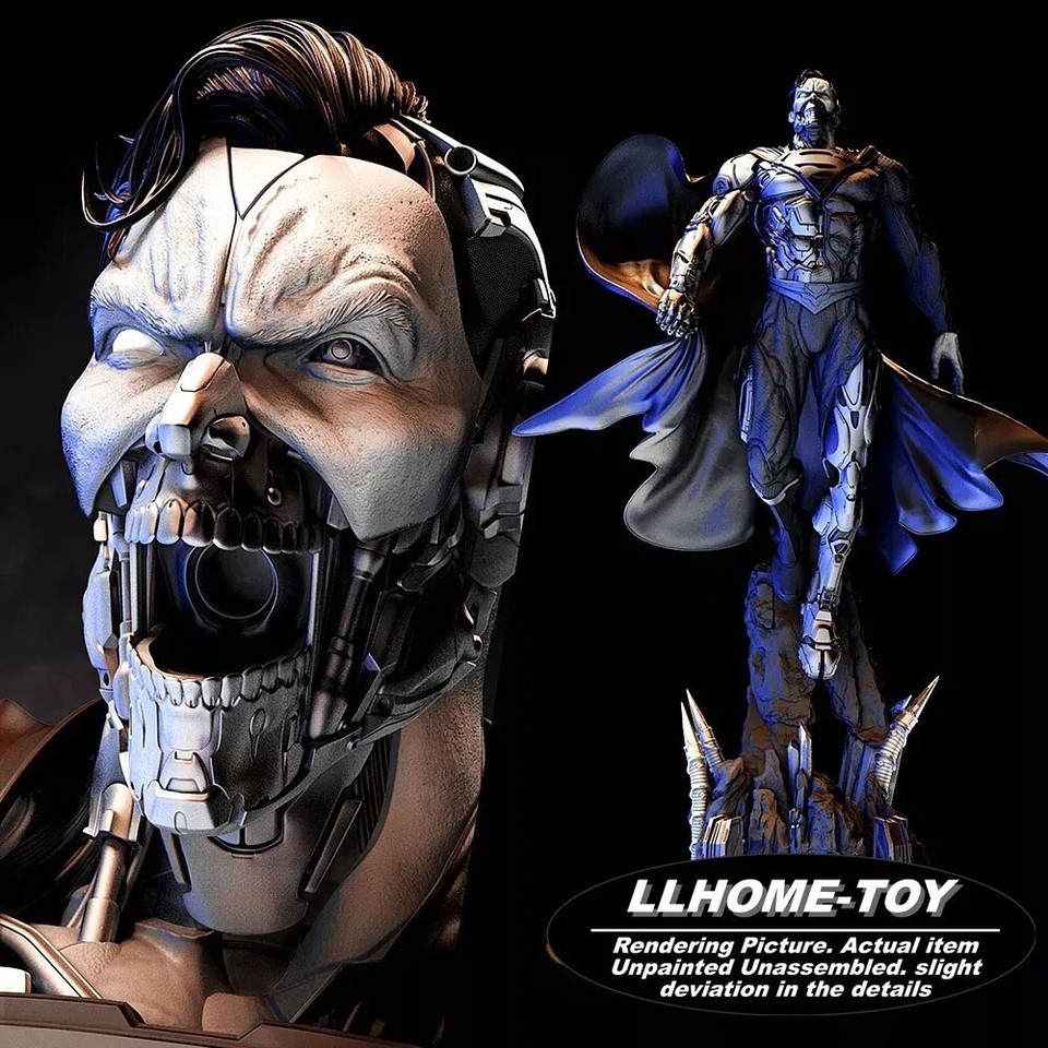 Super Man Cyborg Resin 1:6 Scale Model Kit Unpainted 3d Print GK Statue ...
