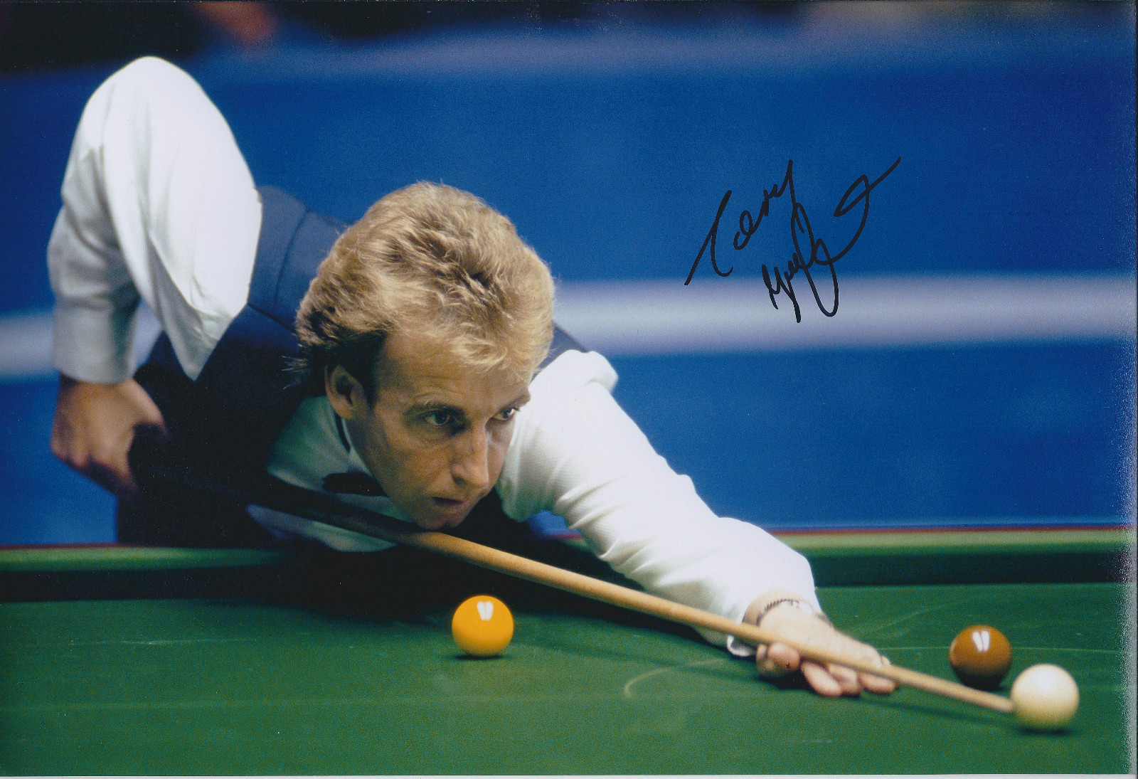 Terry GRIFFITHS SIGNED Autograph 12x8 Photo + Dealer COA 1979 SNOOKER ...