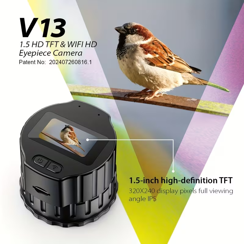 V13 WiFi Telescope & Microscope Camera Digital Eyepiece 10m Wireless ...