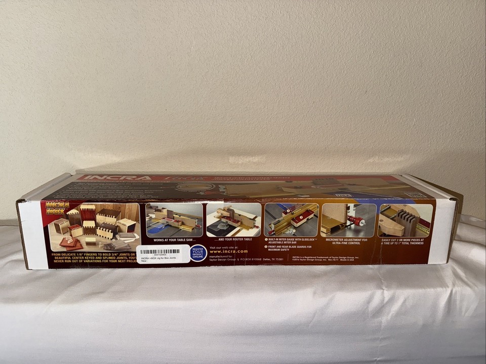INCRA I-BOX Jig for Box Joints For Table Saw & Router Table Made In USA ...