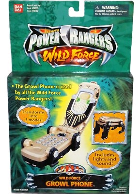 Power Ranger Wild Force Growl Phone Morpher NEW Factory Sealed 2002 ...