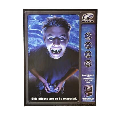 Gameshark Gamecube Vintage Video Game Print Ad/Poster Official Promo ...