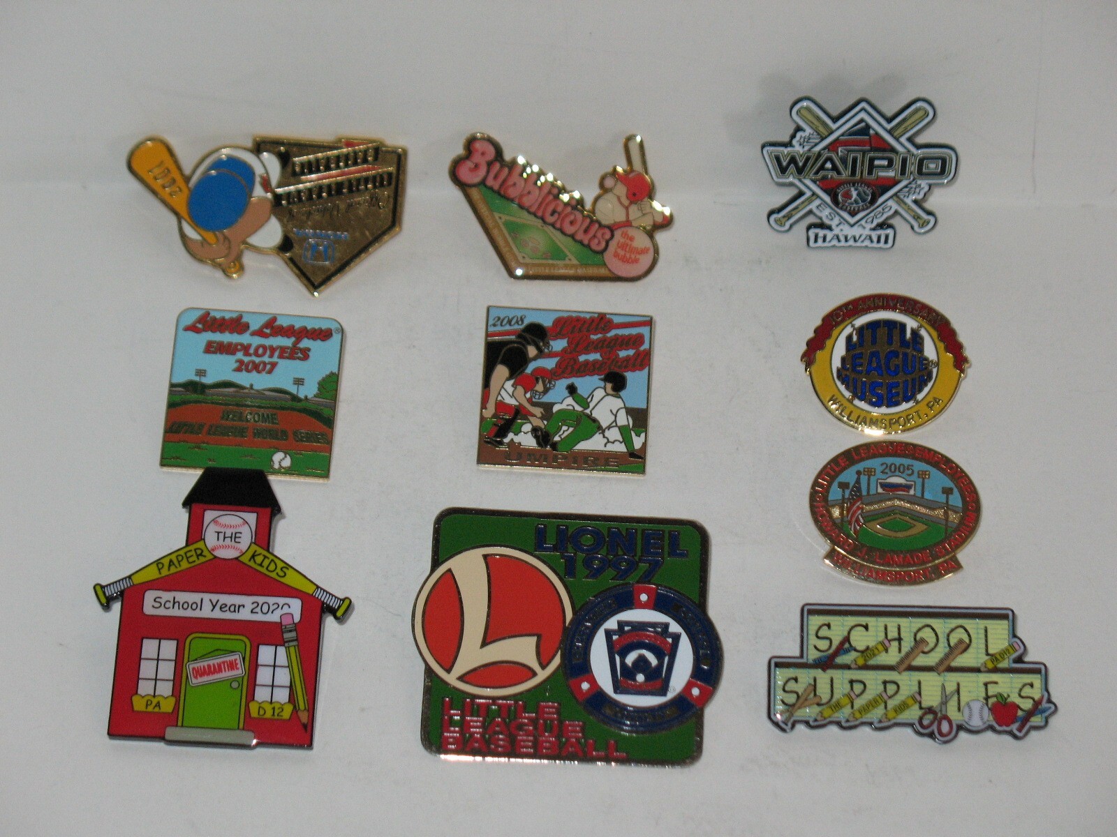 LLWS Lot of Pins Little League Baseball World Series Official Paper ...