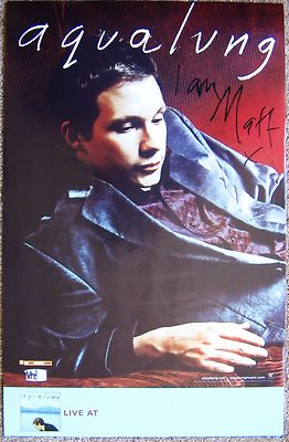 Signed AQUALUNG Matt Hales POSTER In-Person w/proof Autograph | eBay