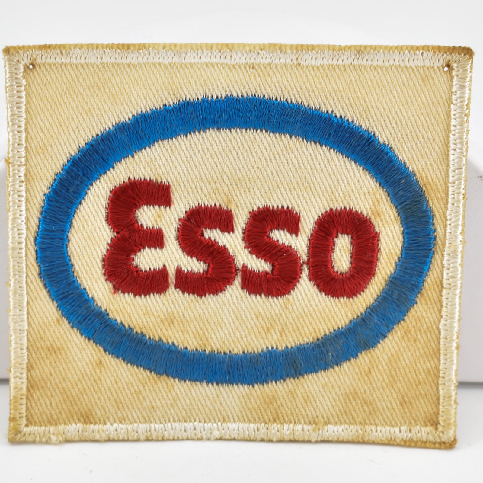 Vintage Esso Gasoline Embroidered Emblem Sew On 2.75" Cloth Patch | eBay