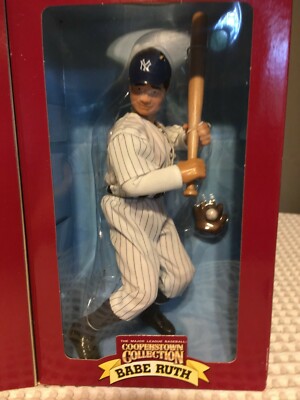 1996 Starting Lineup Cooperstown Collection Babe Ruth Poseable Figure ...