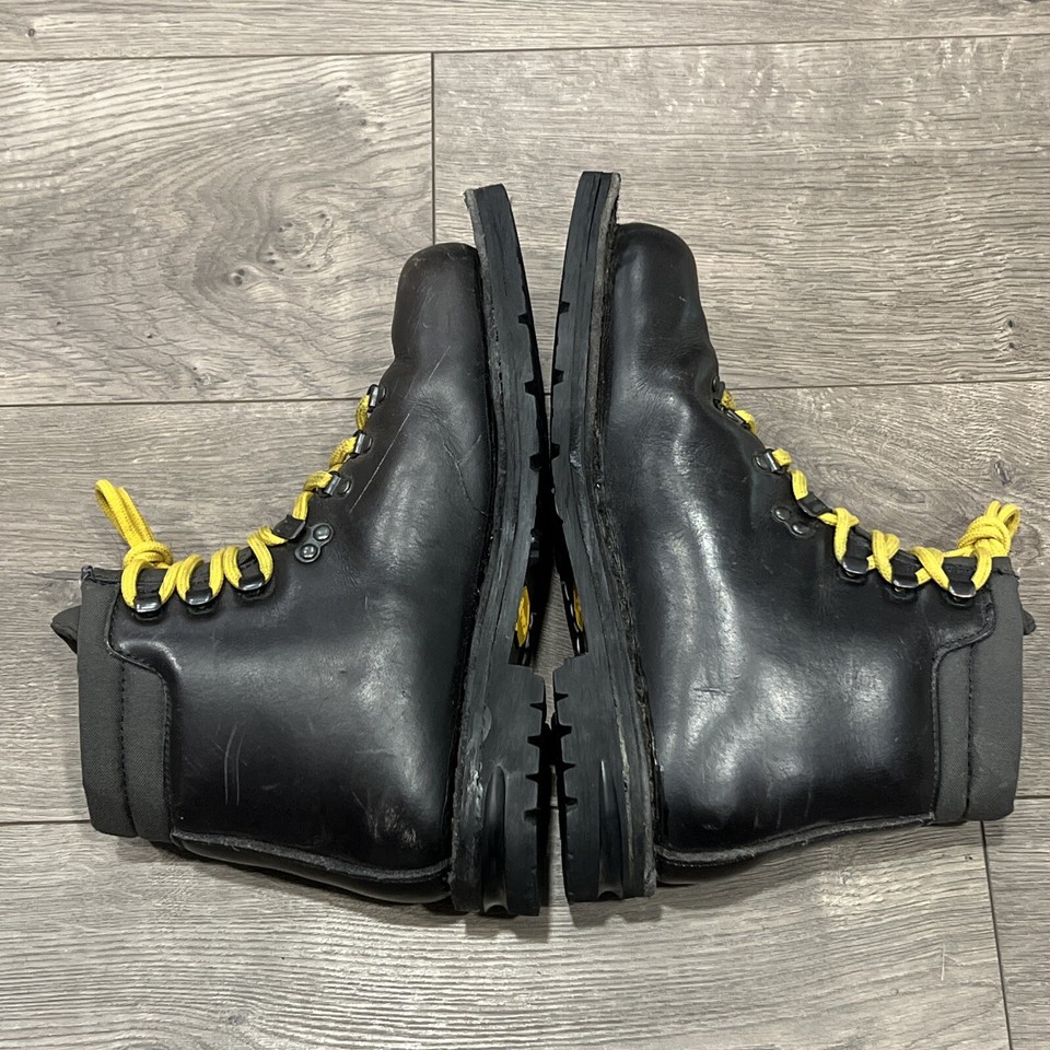 Asolo Snowfield II Padded Leather 3-Pin 75mm Telemark Ski Boots Mens US ...