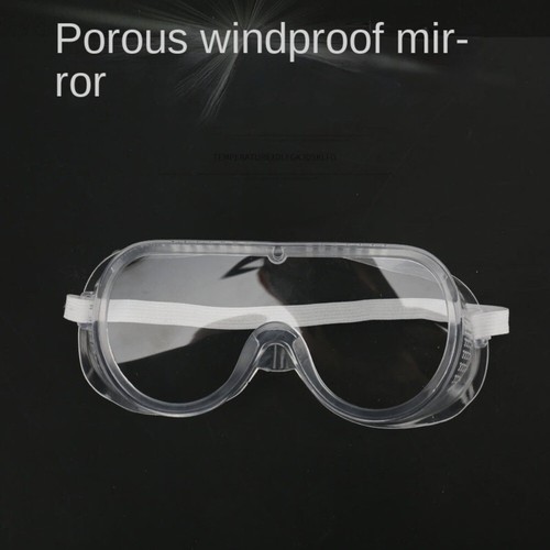 Transparent Eye Protection Glasses PVC Safety Goggles | eBay