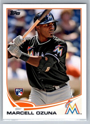 Marcel Ozuna 5 card lot W/ 2013 Topps Update RC #US279 Rookie Atlanta ...