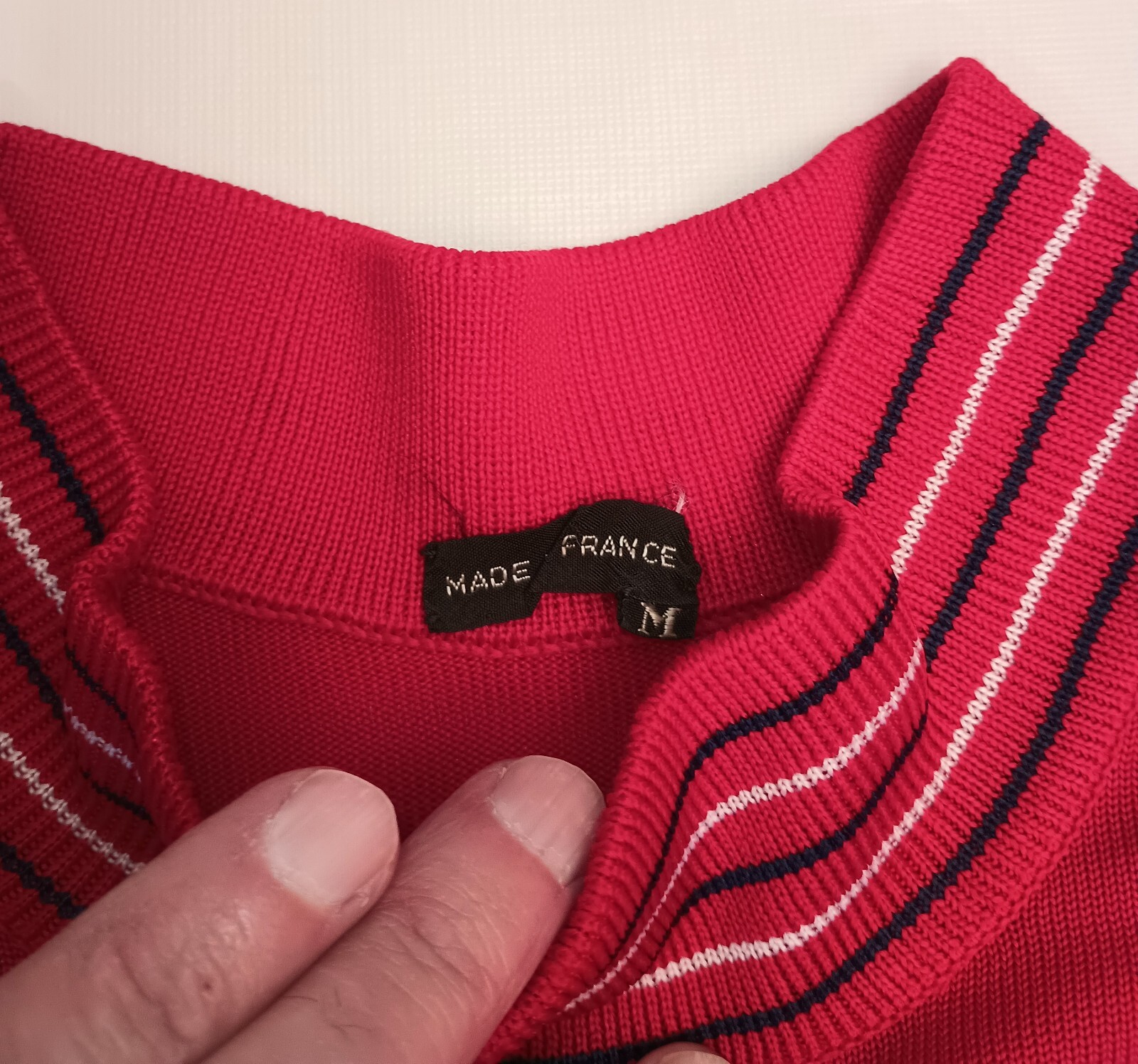 Vintage Late 60s Early 70s Men's French Made Scarlet … - Gem