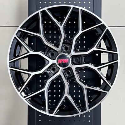 17" IPW 028 MESH STYLE BLACK MACHINE WHEELS RIMS FITS MITSUBISHI ...