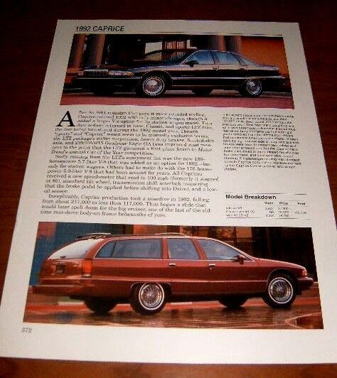 1992 Chevrolet Caprice Classic