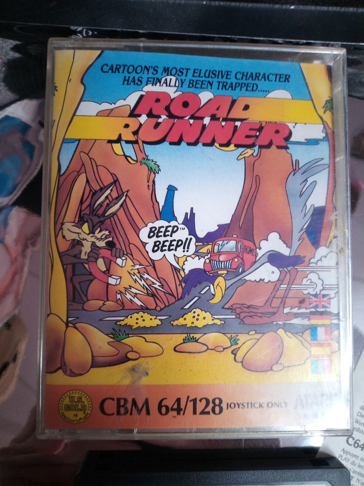 Road Runner CBM Commodore 64/128 Cassetta Box Largo Trasparente | eBay.de