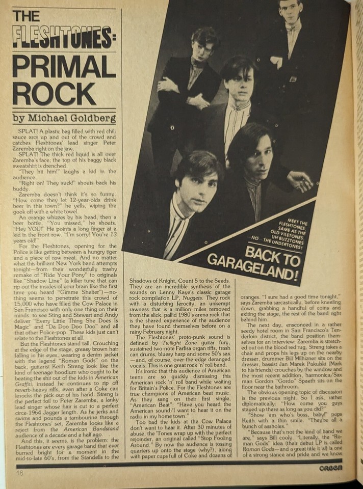 Creem Magazine May 1982 The Cars, Blasters, Fleshtones, Ozzy, AC/DC ...