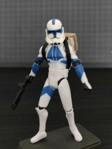 Star Wars Clone Wars custom 3.75 Kix 501st clone trooper phase 2 | eBay