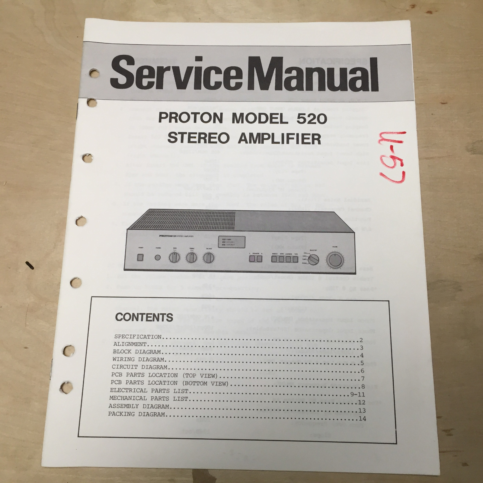 Original Proton Service Manuals for Audio Stereo Components | eBay