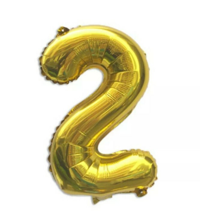 Number Foil Balloon Digit 32" Balloons Birthday Anniversary Decor Party ...