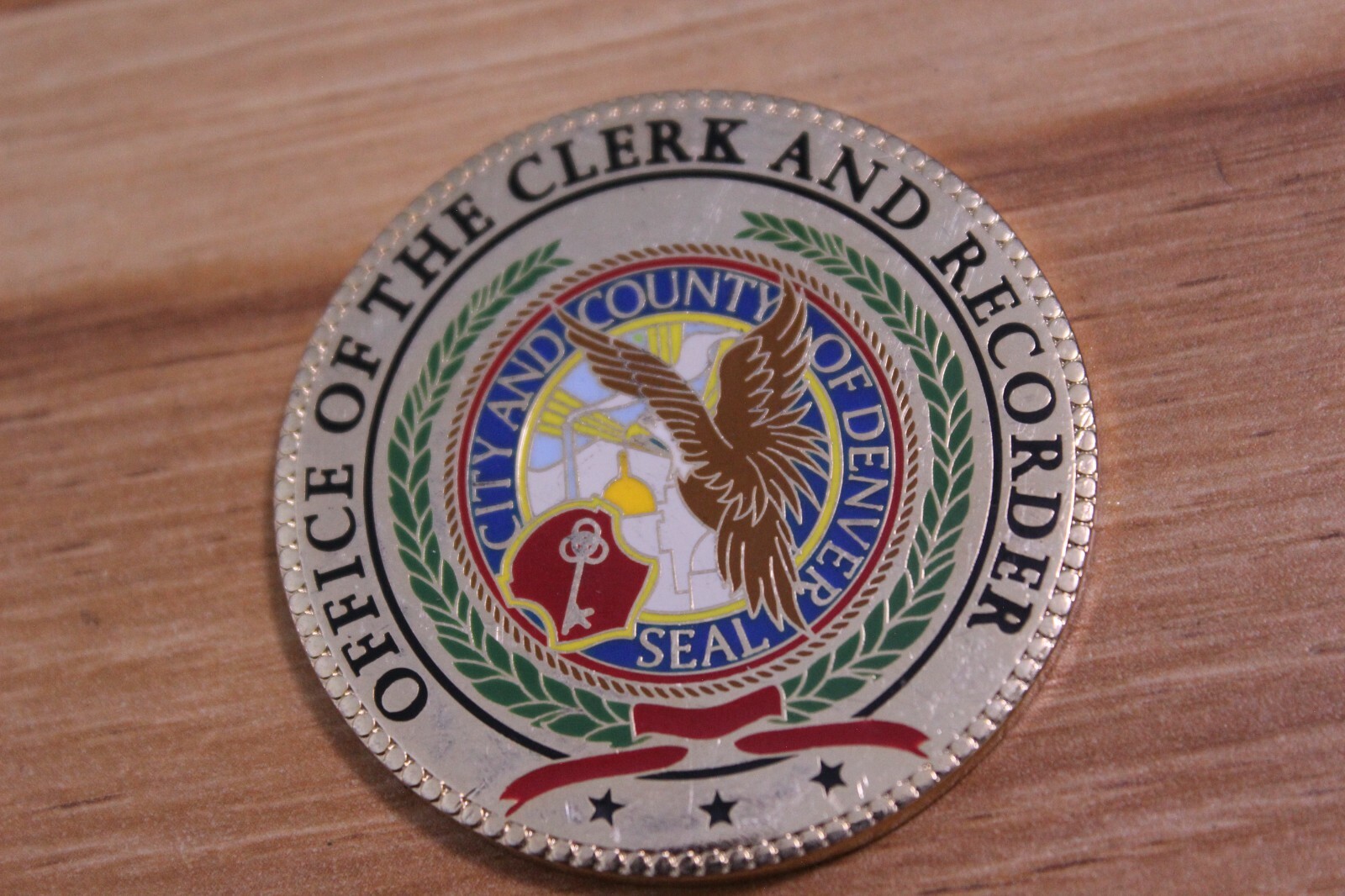 Office of The Clerk and Recorder Challenge Coin | eBay