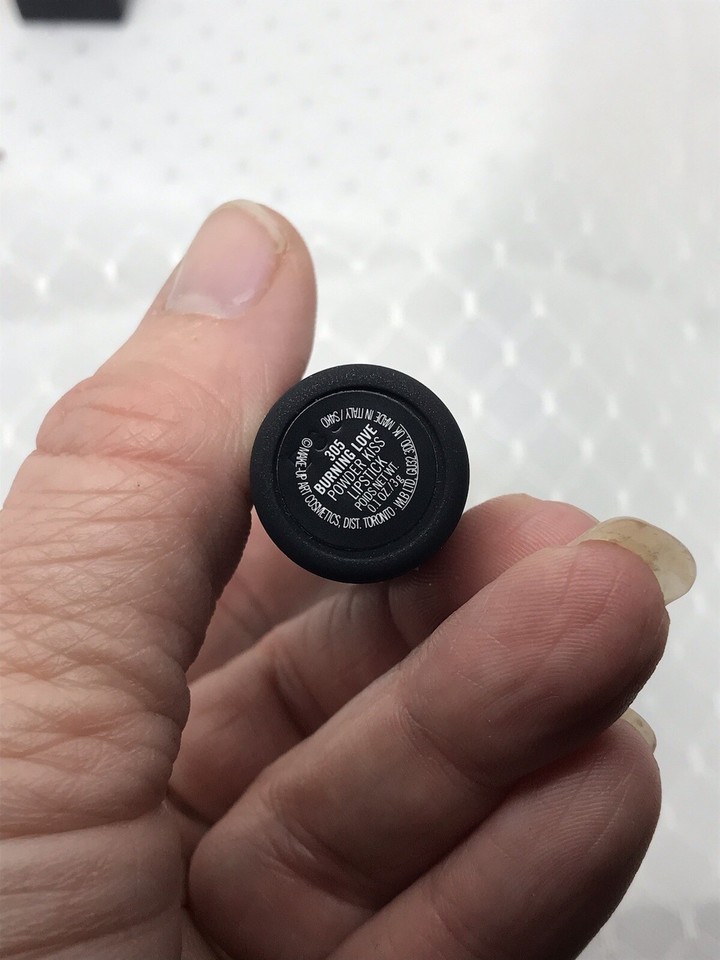 MAC Powder Kiss Lipstick # Burning Love #305 Full Size 3g NEW | eBay