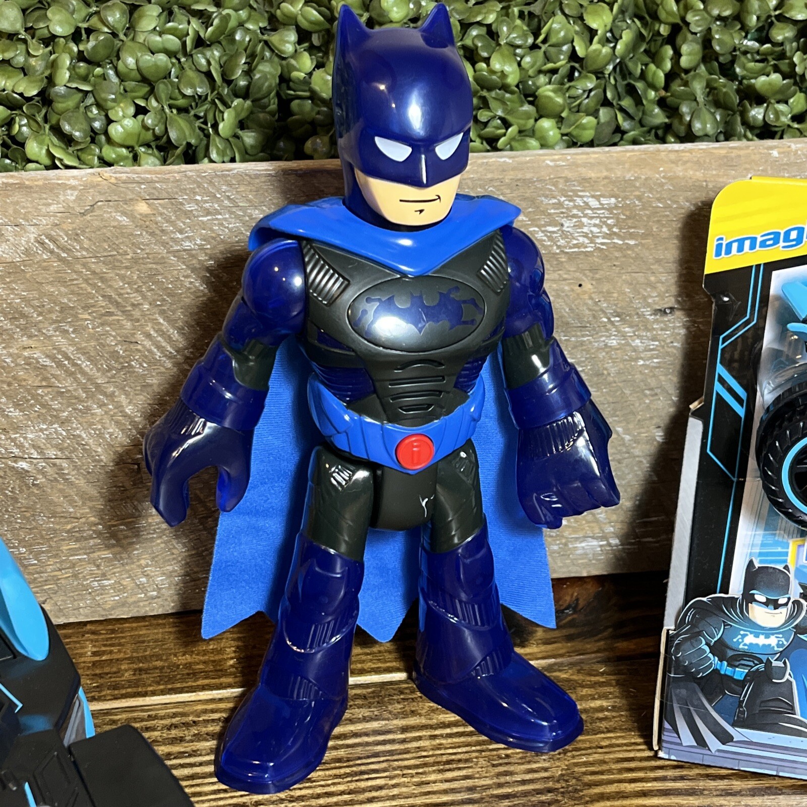 Imaginext Batman Figures Batcycle Batmobile Tank Vehicle Lot Bat-Tech ...