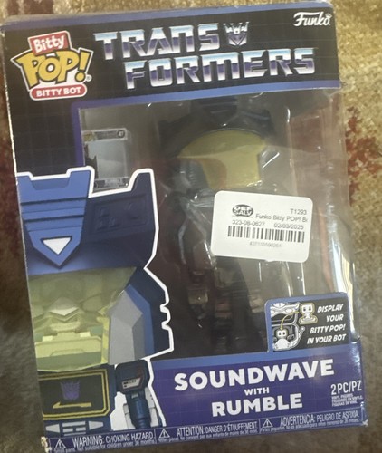Funko Pop! Bitty Bots: Transformers - Soundwave with Rumble DAMAGED BOX ...
