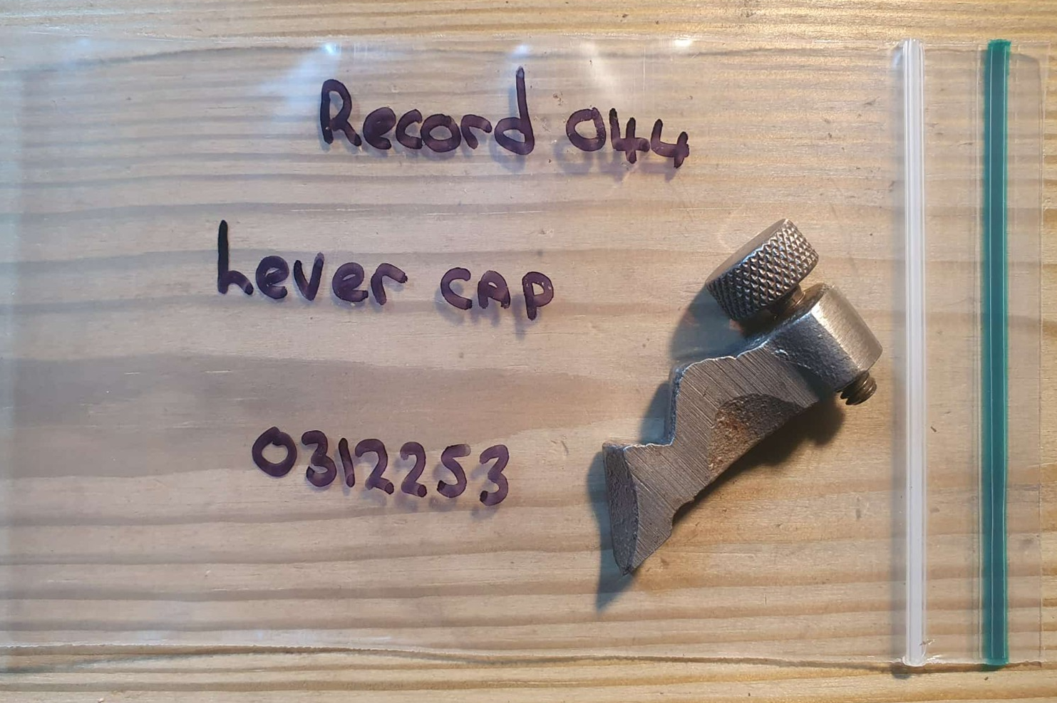 Vintage Record 044 Plough Plane Lever Cap Old Woodworking Hand Tools ...