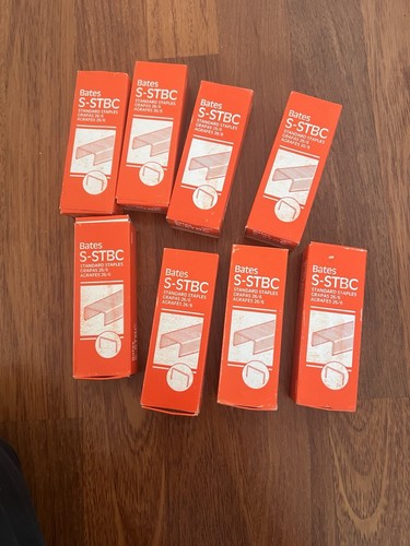 Vintage BATES Standard 5000 Ct Box Staples USA New- | eBay
