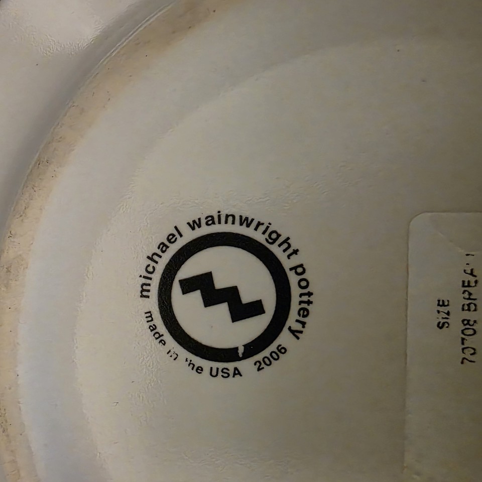 Michael Wainwright Black And Silver Ceramic Art Plate 7.5" | eBay