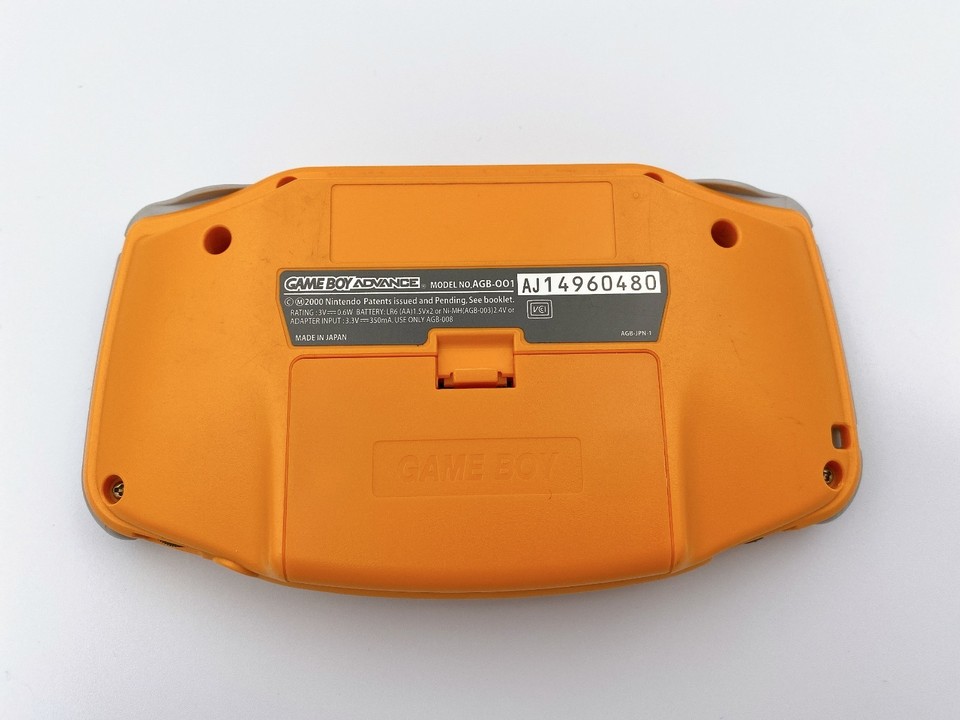 Game Boy Advance Console Orange GBA Authentic Tested Region Free Please ...