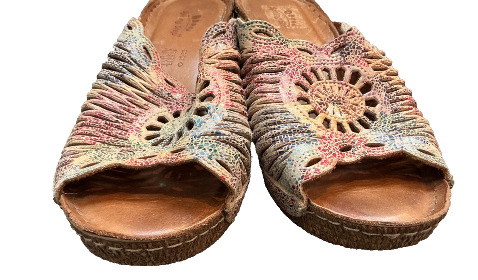 Spring Step Sandals Womens Size 36 (5.5-6) Justinie Slide Platform ...