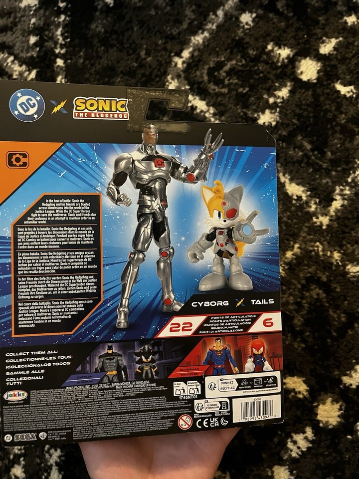 Dc x Sonic The Hedgehog Cyborg And Tails | eBay