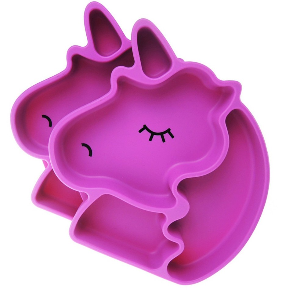 Children Division Plate Creative Cartoon Divided Toddler Plates | eBay ...