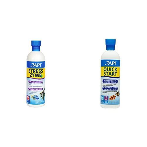 API Stress Zyme Freshwater and Saltwater Aquarium Cleaning Solution 16 ...