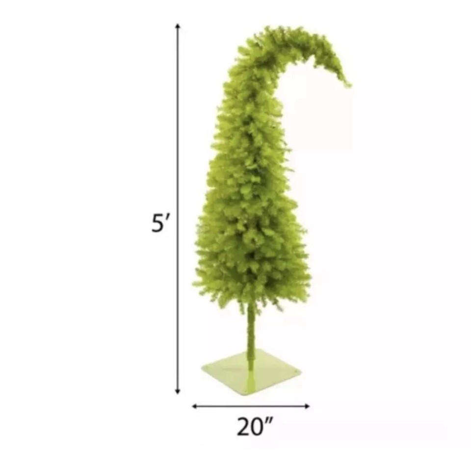 5 ft LED THE GRINCH Whimsical Pre-Lit Christmas Tree Hobby Lobby Brand ...