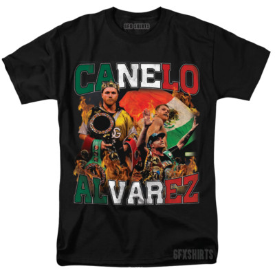 Canelo Alvarez Tee Boxing 90s Vintage Graphic design T-Shirt | eBay