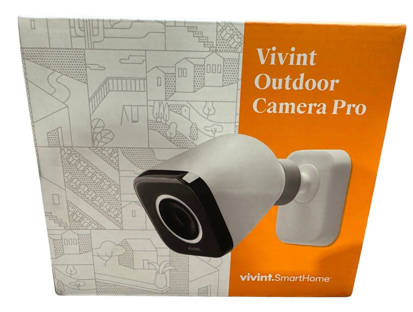Vivint Outdoor Camera Pro VS-ODC300-WHT 1080p Wi-Fi Outdoor Camera ...
