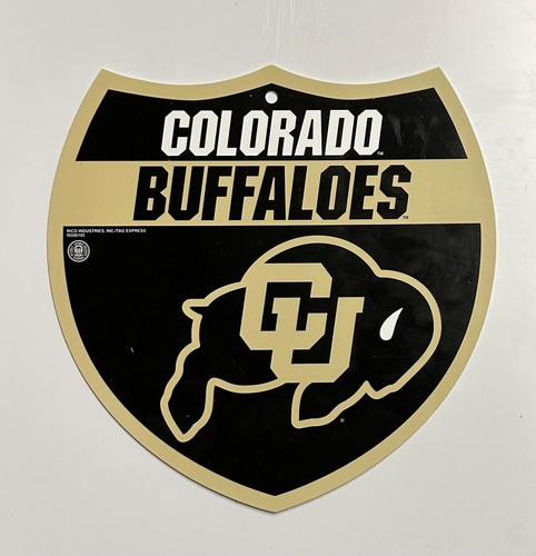 Colorado Buffaloes Sign 12" x 12" Street Sign -Plastic Interstate Sign ...