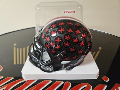 Ohio State Buckeyes Speed Mini Helmet - 2015 Alternate Matte Black ...