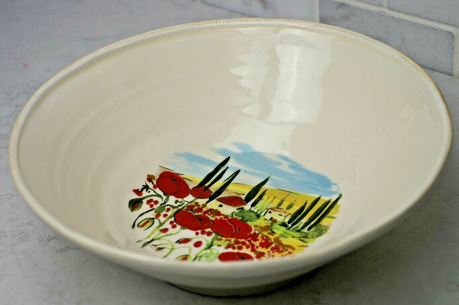 Sur la Table Italian Countryside Large Pasta Serving Bowl Made in Italy ...