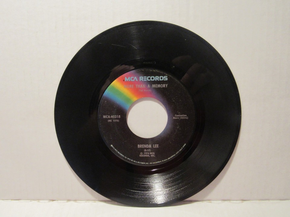 Brenda Lee – Rock On Baby / More Than A Memory - 1974 - COUNTRY | eBay