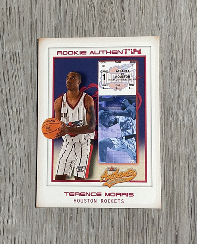 2001-02 NBA Fleer Authentix | Terence Morris RC | #129 | 0875/1250 ...