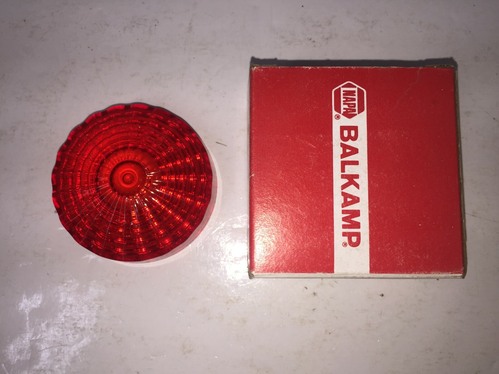 Napa Balkamp 680-2187 Red Lighting Replacement Lens Trailer Truck Parts ...