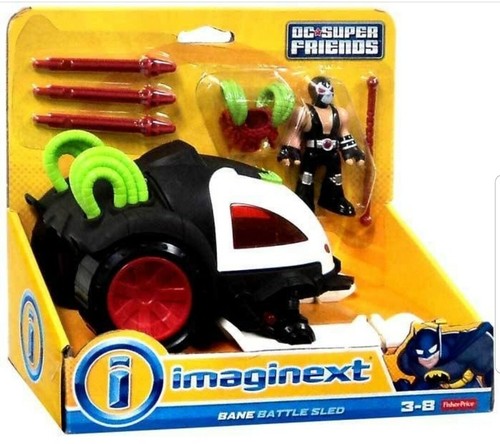 Imaginext BANE Battle Sled Rare Fisher-Price Boy Girl Gift Batman ...