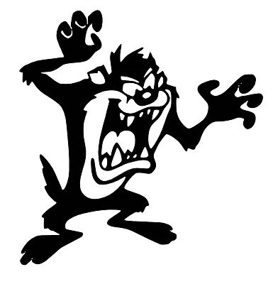 Taz Large vinyl car Decal / Sticker | eBay UK