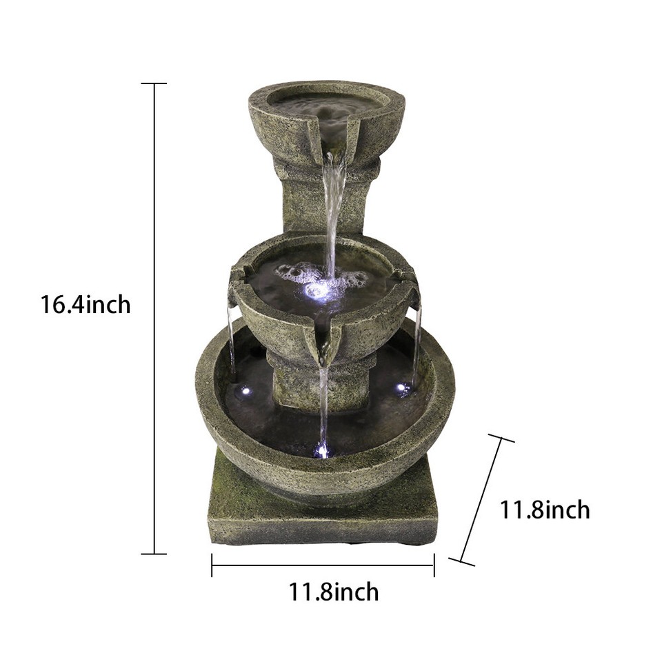 Ourdoor&Indoor Garden Water Features Fountain Office Tabletop Decor ...