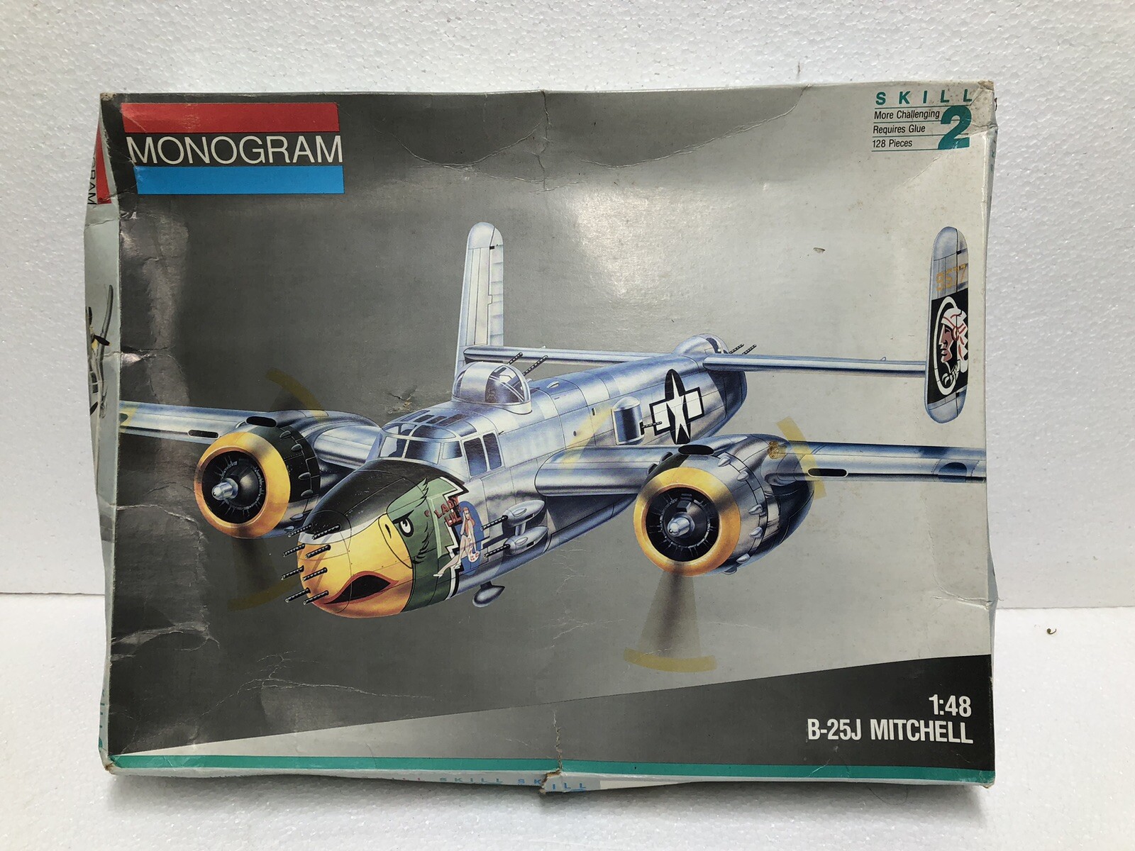 KBD Monogram 5507 B-25J Mitchell 1/48 Scale Model Kit OPEN BOX | eBay