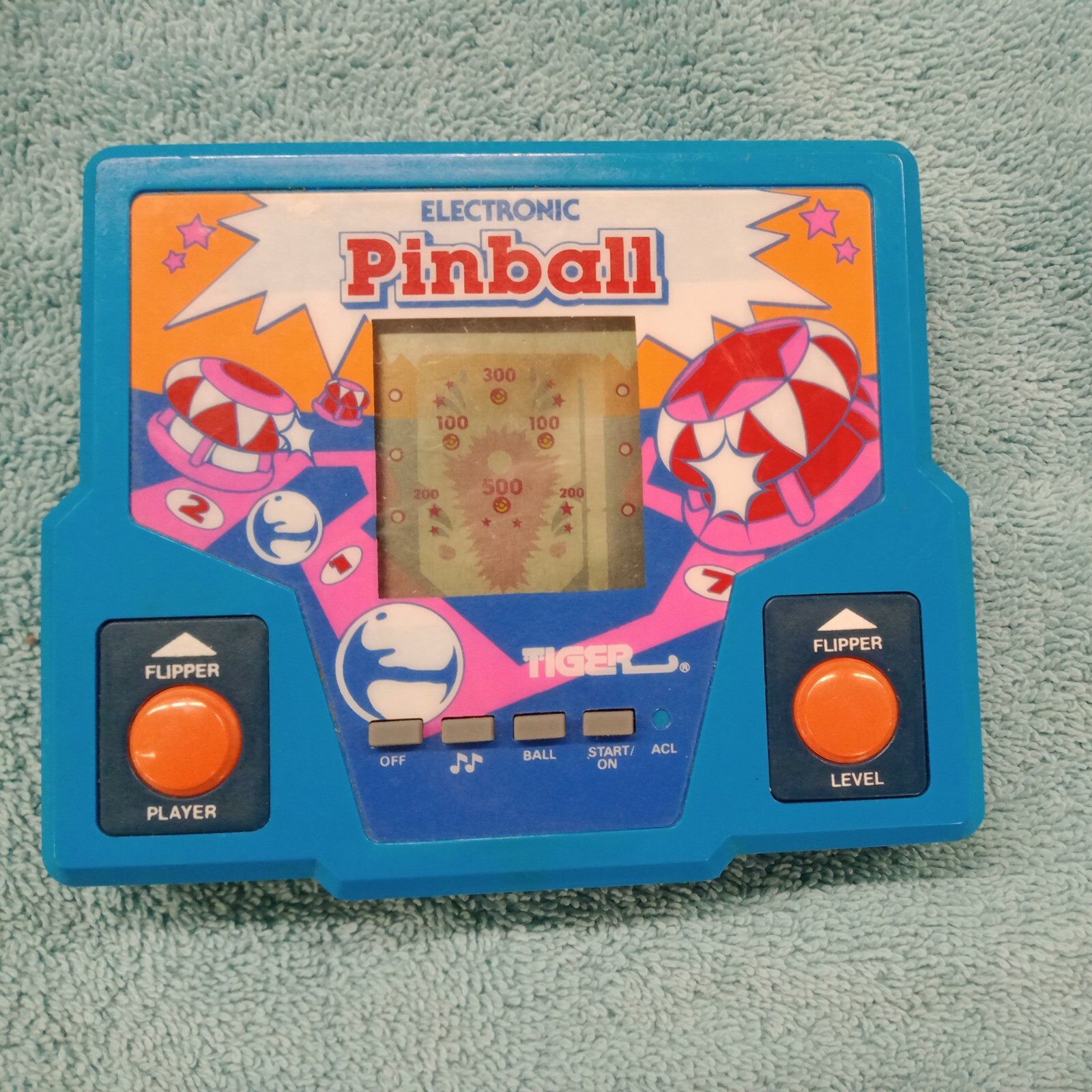 Vintage 1987 Tiger Electronics PINBALL Handheld Video Game - Tested ...