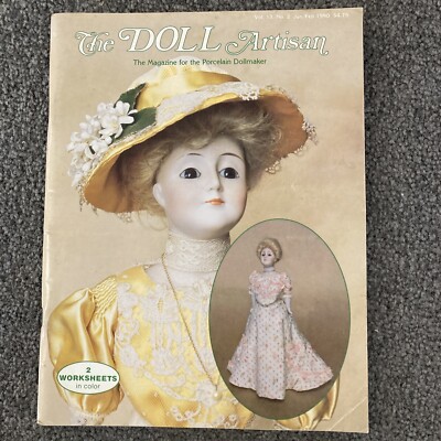 The Doll Artisan For the Porcelain Doll Maker Magazine Jan/Feb 1990 | eBay