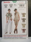 Burda Pattern 7834 Miss Size 6-8-10-12-14-16 Pullover Blouse Top Uncut ...